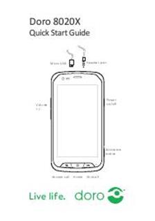 Doro 8020X Printed Manual