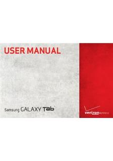 Samsung Galaxy Verizon SCH i800 Printed Manual